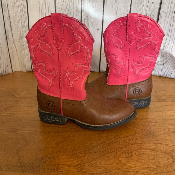 Roper | Shoes | Ropers Little Girls Light Up Cowboy Boots Size 1 | Poshmark